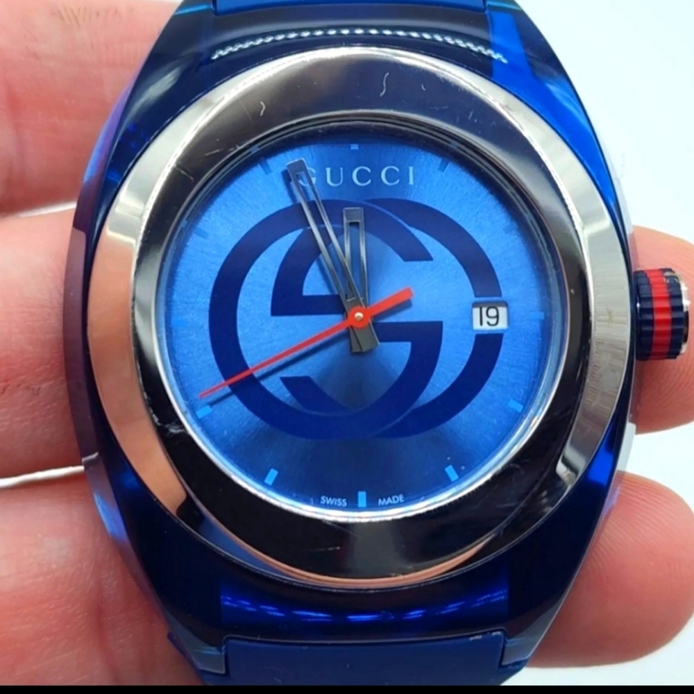 Electric Blue Luxury Gucci Watch - Gem